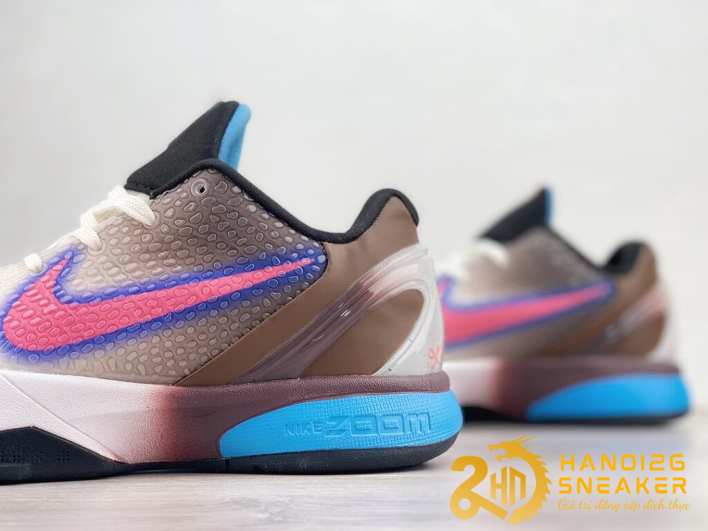 Giày Nike Kobe 6 Protro BHM Brown White Red
